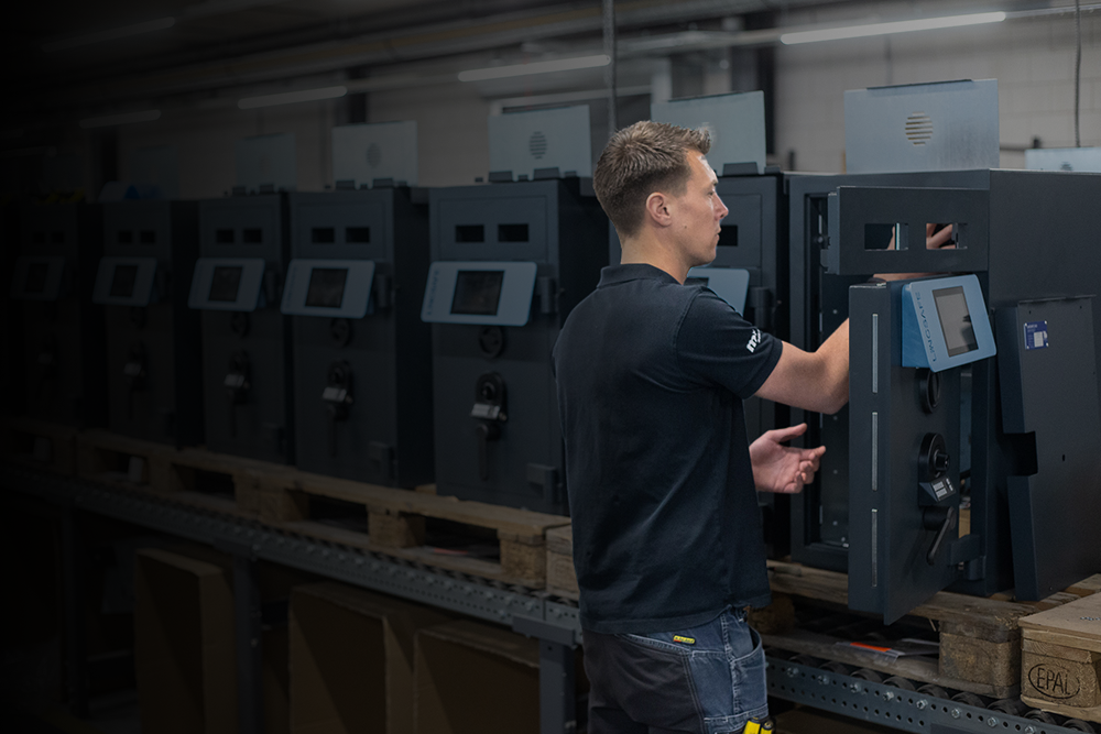 The DepositPro smart deposit safe