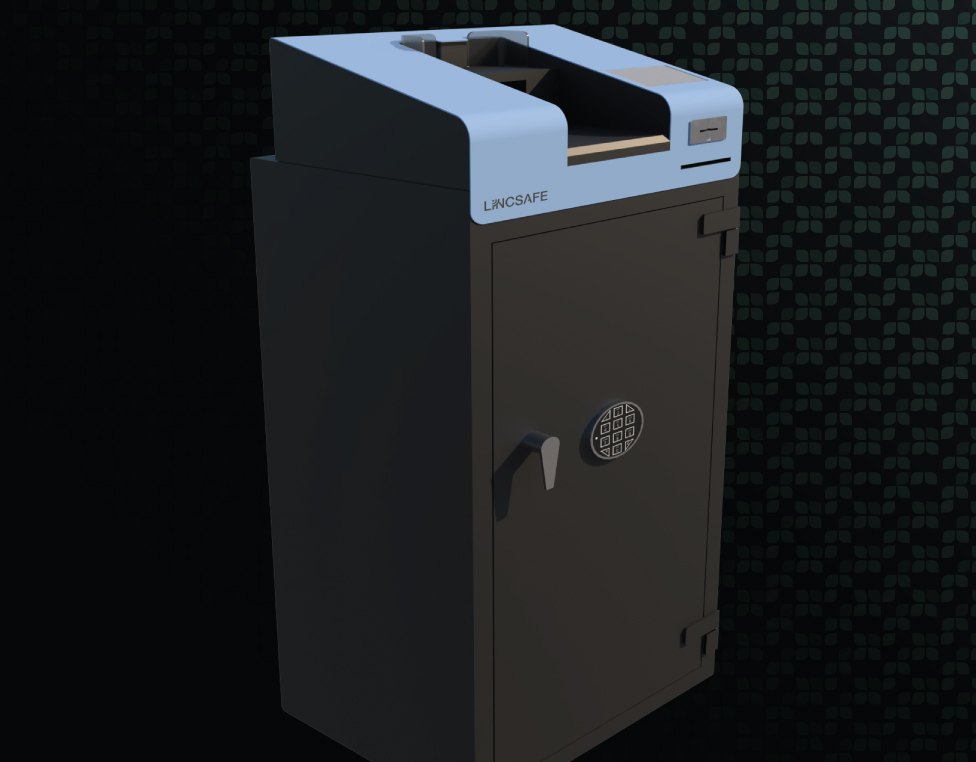 The DepositMax smart deposit safe
