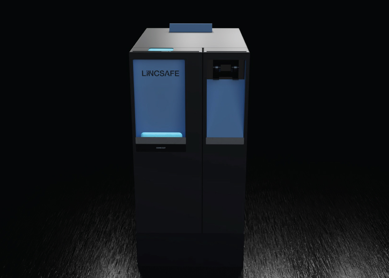 The Lincstation intelligent cash payment terminal